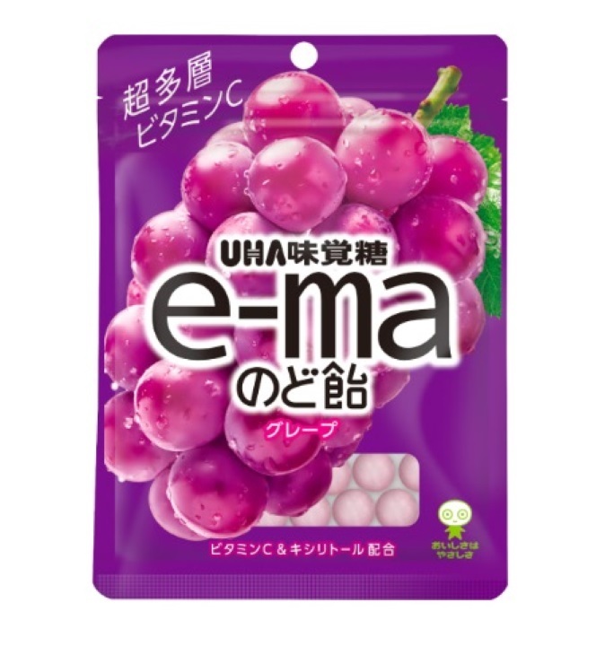 e-ma Throat Candy Package, Grape Flavor (UHA Mikakuto) | WAmazing Shop