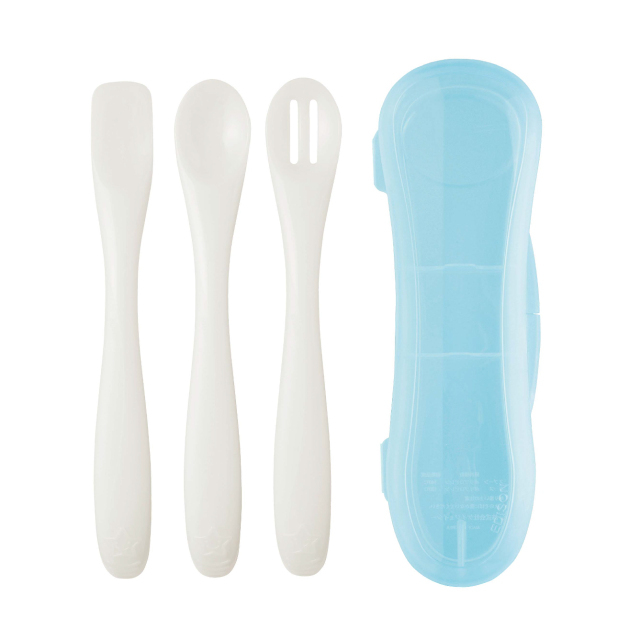 First Feeding Utensil Set, Dual-Ended Design (5 months and up) (KJC ...