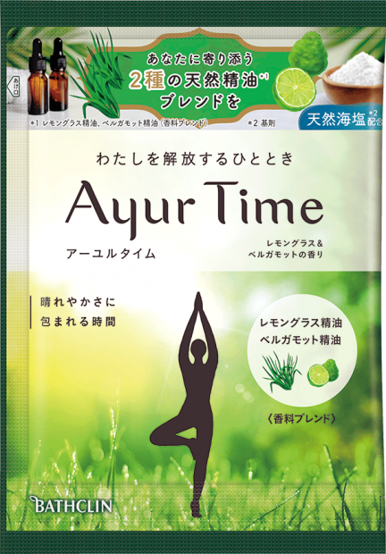 Ayur Time Lemongrass & Bergamot Scent 1 pack 40g (BATHCLIN) | WAmazing Shop