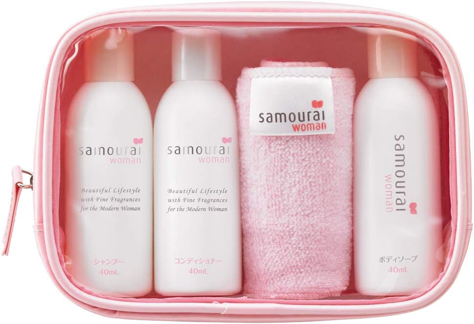 Samurai Woman White Rose Travel Set (samourai woman) | WAmazing Shop