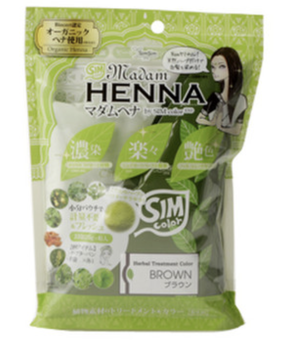 Madame Henna (Simcolor EX) [4 Pack] Brown (SimSim Japan) | WAmazing Shop