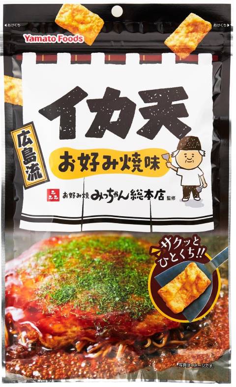 Ikaten Squid Tempura Chips, Hiroshima-style Okonomiyaki flavor ...