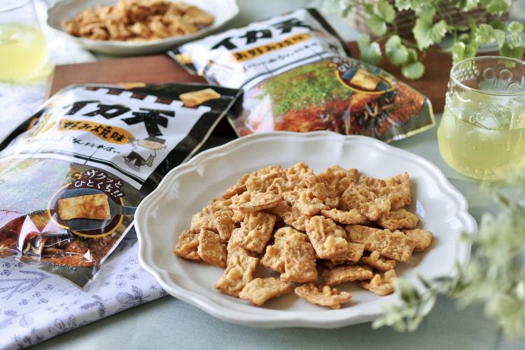 Ikaten Squid Tempura Chips, Hiroshima-style Okonomiyaki flavor ...