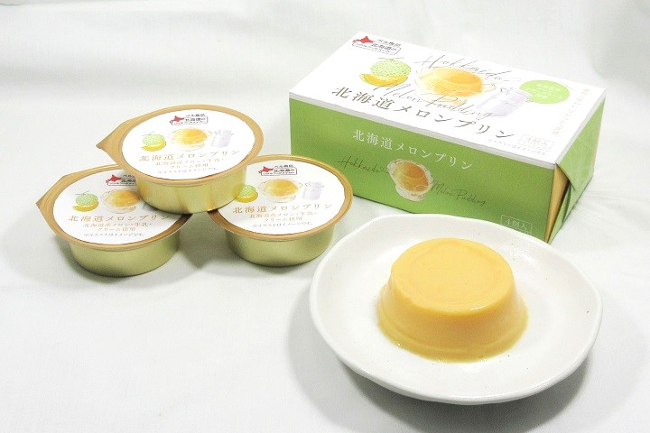 Hokkaido Melon Pudding (4 Pack, 328g)(Hokkaido)