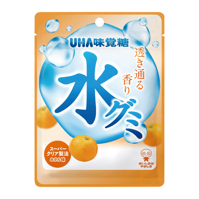 Water Gummy Mandarin Orange Flavor (UHA Mikakuto) | WAmazing Shop