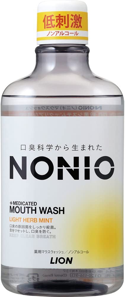 NONIO mouthwash non-alcoholic light herb mint 600ml (NONIO) | WAmazing Shop