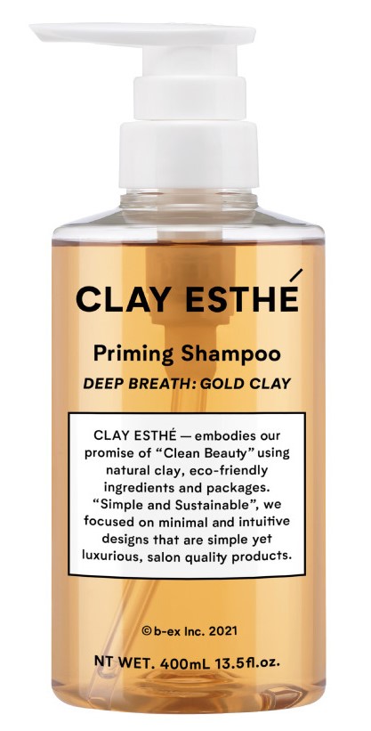 CLAY ESTHE Priming Shampoo Gold Clay 400ml (CLAY ESTHE) | WAmazing Shop