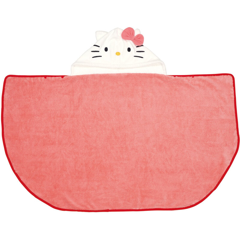 Hello Kitty Quick-Drying Hooded Bath Poncho (Sanrio) | WAmazing Shop