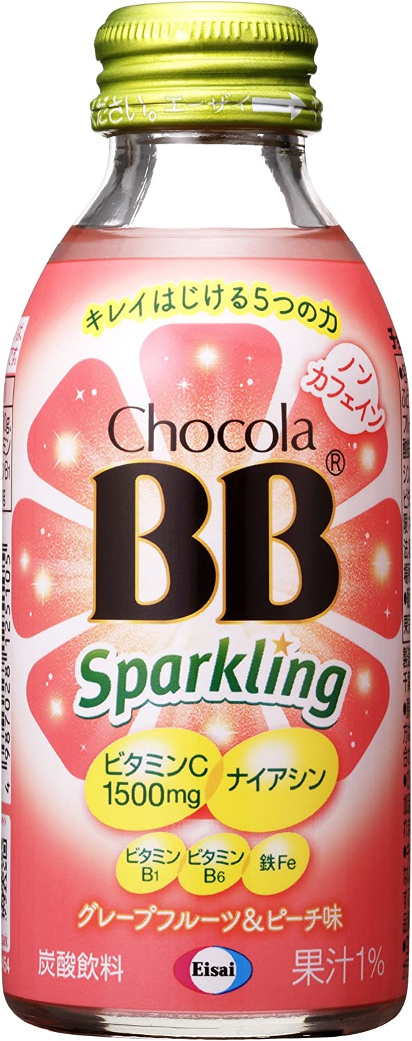Chocola BB Sparkling Grapefruit & Peach Flavor 140ml (Eisai) | WAmazing ...
